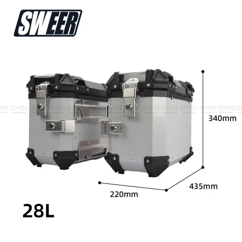 28L-Universal-Motorcycle-Trunk-Rear-Top-Box-Side-Luggage-Case-Para ...