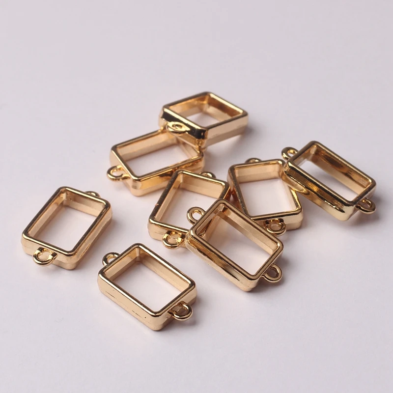 Fashion Jewelry Making Accessories Zinc Alloy Geometric Rectangle ...