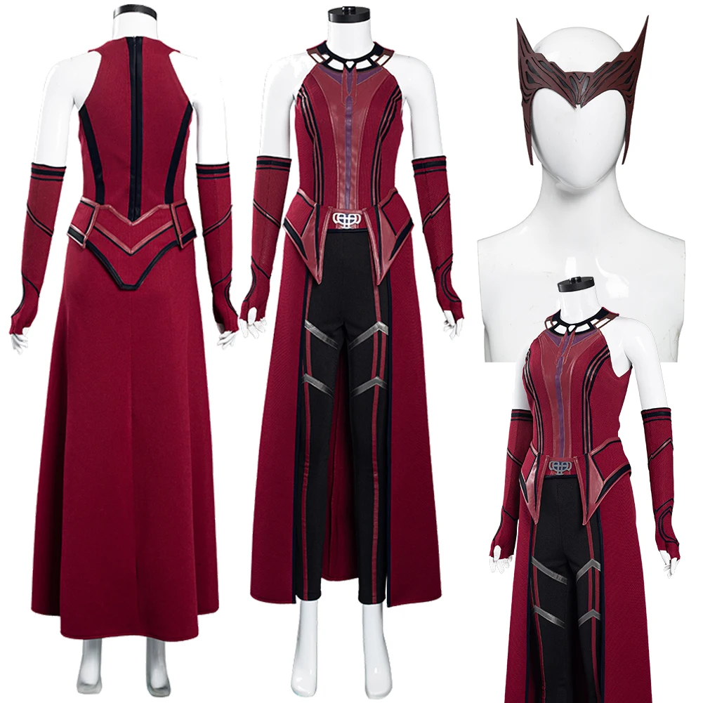 Disfraz-de-bruja-escarlata-para-mujer-disfraz-de-pel-cula-Wanda-trajes ...