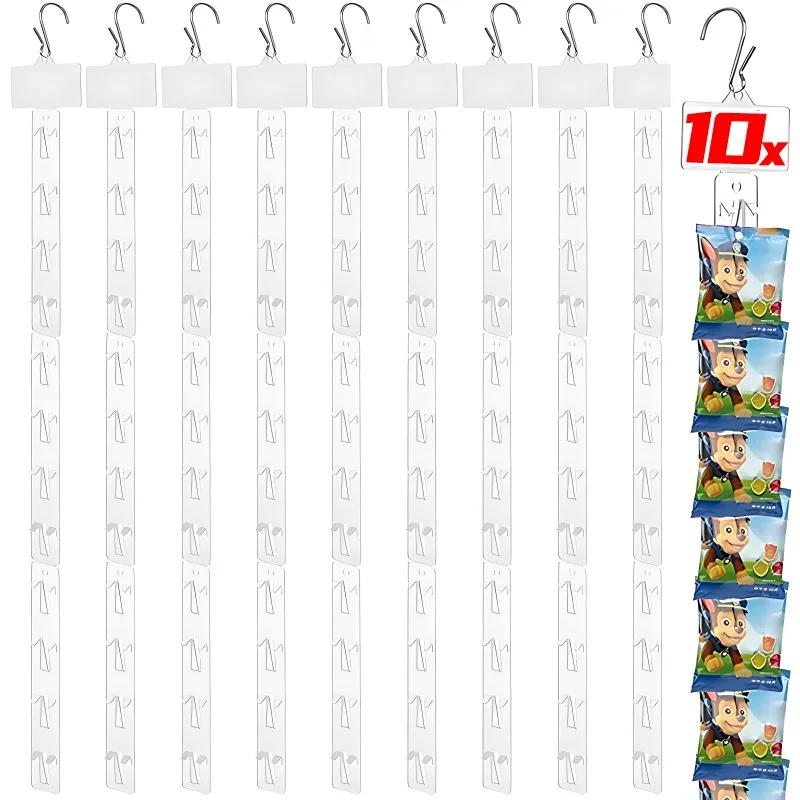 Plastic Snack Hanging Strips Store Hang Snacks Display Hanger with ...