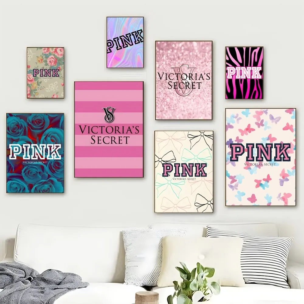 Victoria-s-S-Secret-Poster-Self-adhesive-Art-Poster-Retro-Kraft-Paper ...