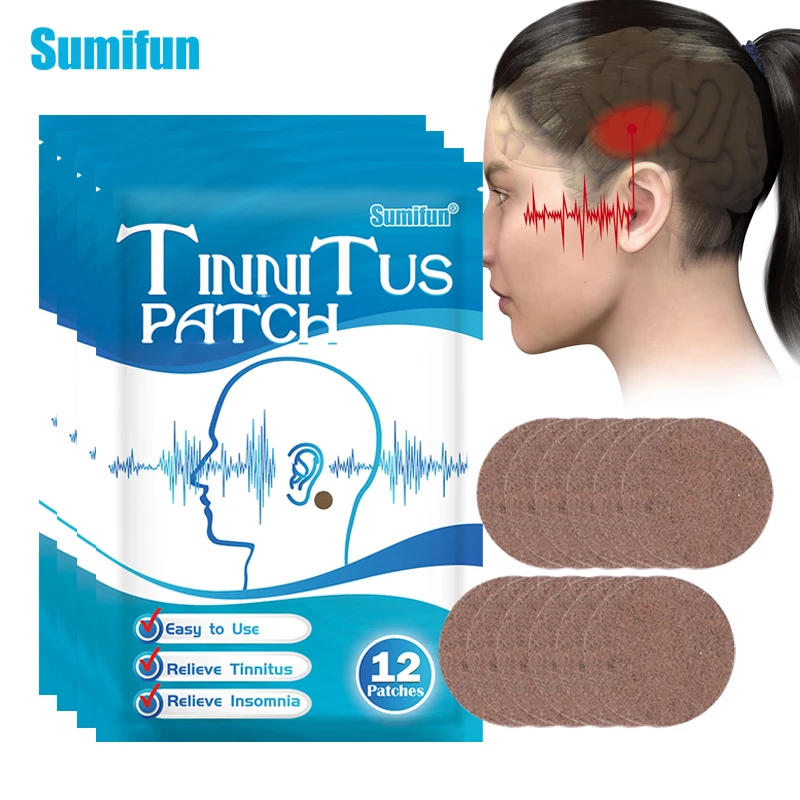 12-36-60-120pcs-Tinnitus-Treatment-Patch-For-Ear-Pain-Protect-Hearing ...