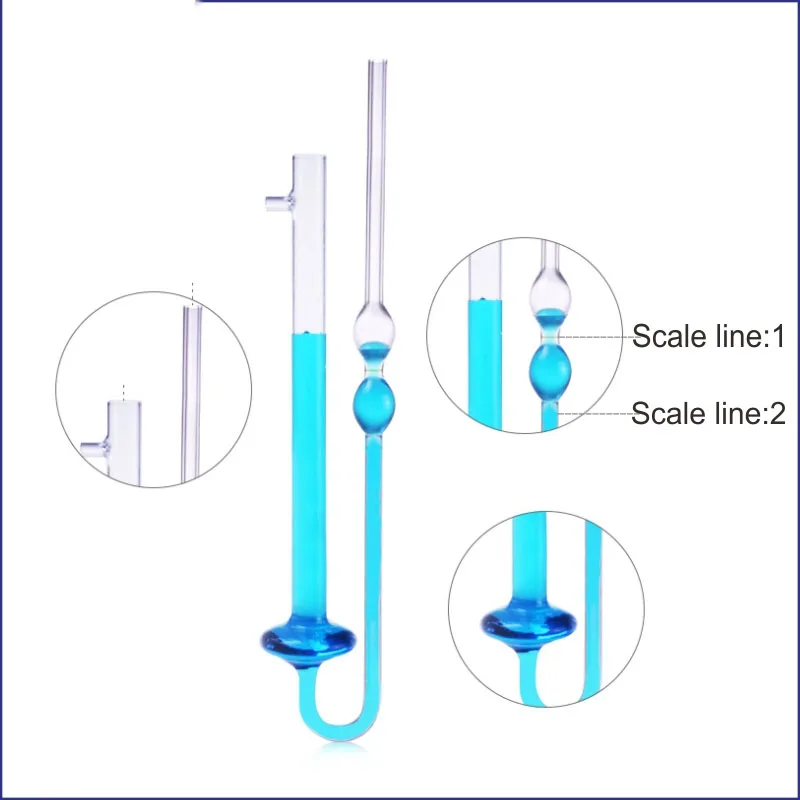 0.4mm/0.6mm/0.8mm/1.0mm/1.5mm Laboratory viscosity tube Glass capillary ...