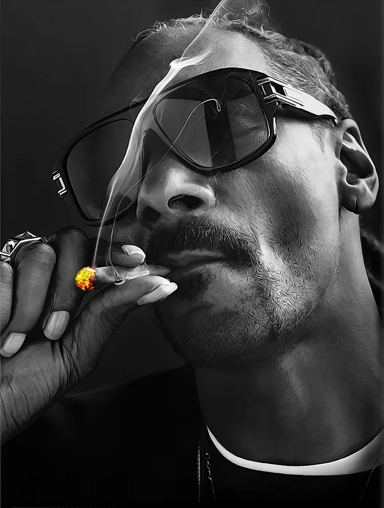 Tupac Smoking Cigarettes