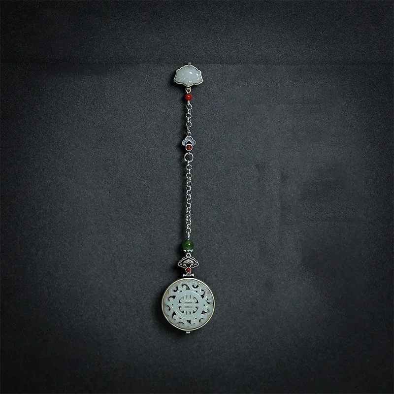Original-Natural-Hotan-Jade-Round-Ruyi-Button-Pendant-Openable-Vintage ...