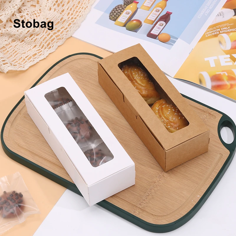 Stobag Kraft/white Gift Boxes Cake Decorating Carton Paper Biscuit ...