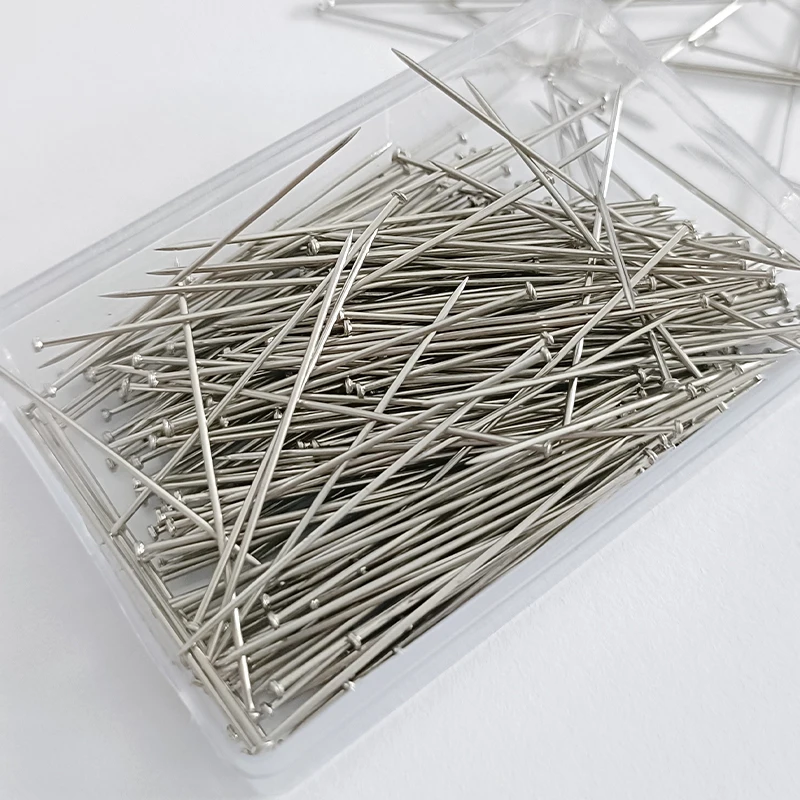 300Pcs-35mm-Stainless-Steel-Sewing-Pins-Dressmaker-Straight-Suture-Pins ...