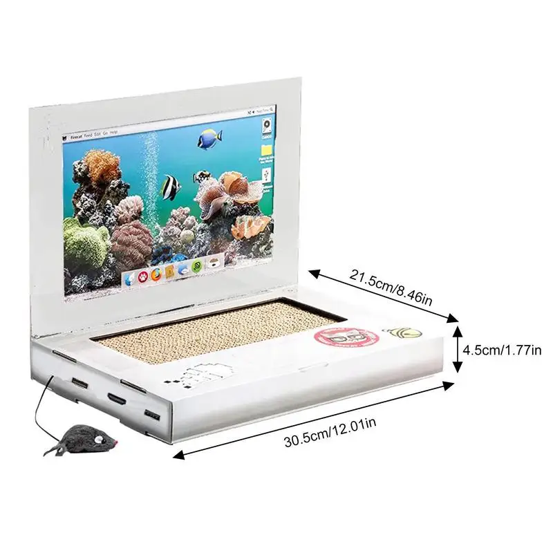 Cardboard Cat Scratcher Laptop Cats Scratch Board Durable Board Pads ...