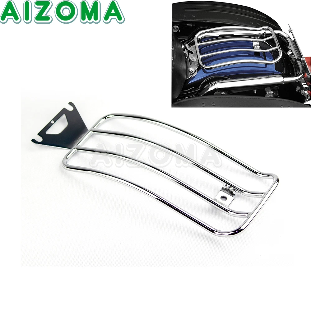 Motorcycle Steel Rear Fender Solo Seat Luggage Rack For Harley Touring ...