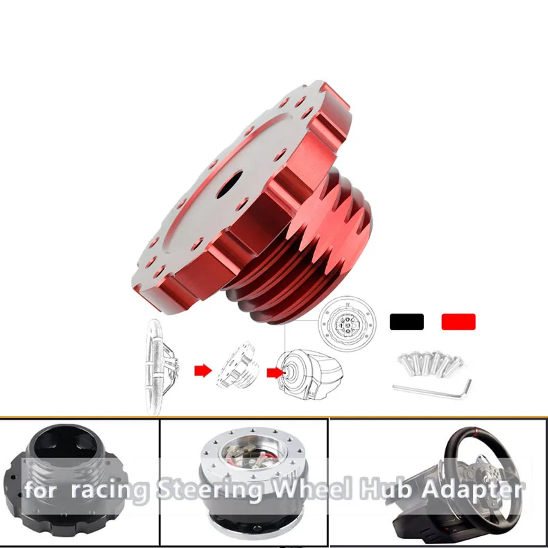 Aluminum-Adapter-for-Car-Steering-Wheel-Connection-Sim-Racing-Steering ...
