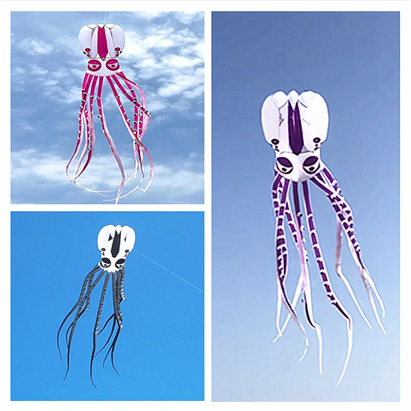 26ft Huge 3d Inflatable Lightning Octopus Kite For Beach TianYueFly ...