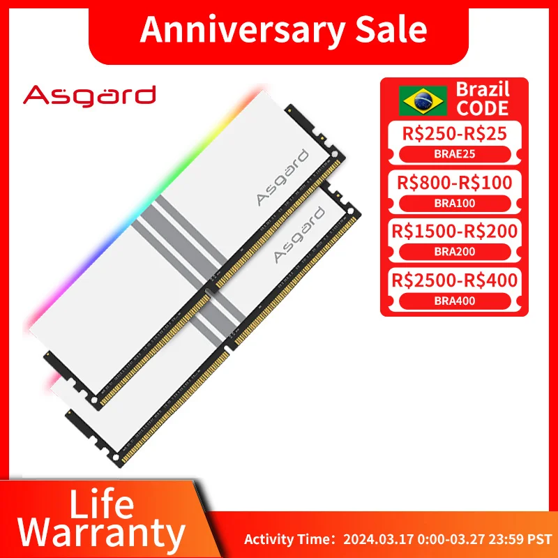 Asgard-RGB-RAM-DDR4-Memory-V5-Series-DDR4-RAM-PC-Memory-16GBx2-3200MHz ...