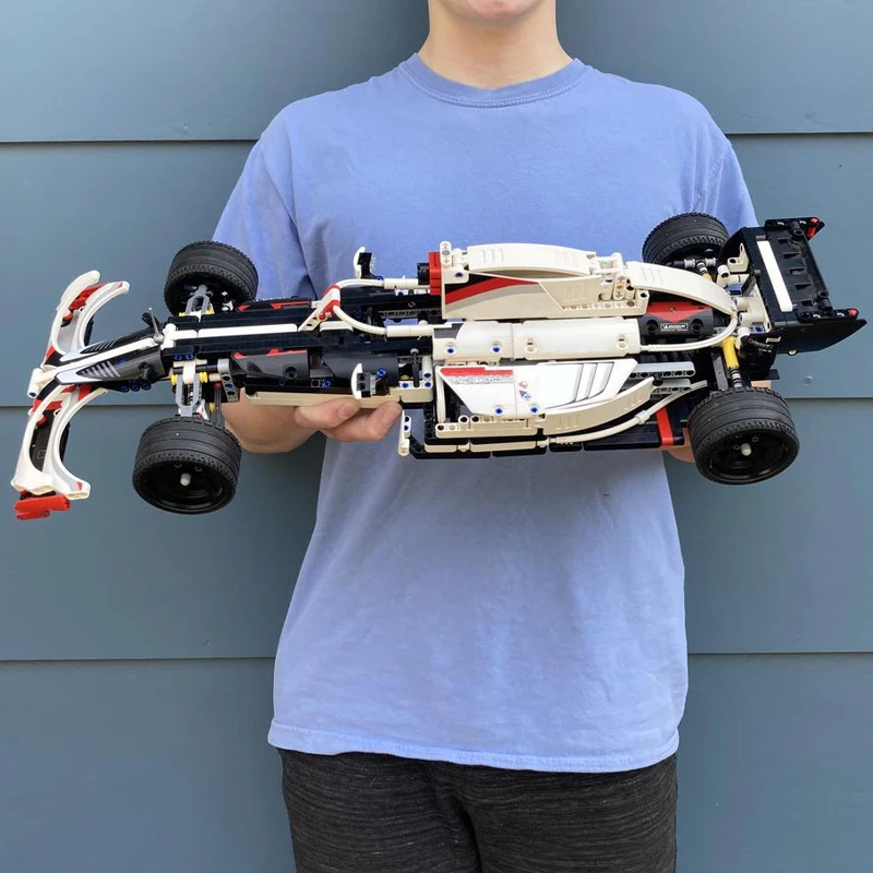 NEW-1236Pcs-Technical-F1-Formula-1-Super-Race-Car-Building-Blocks-DIY ...