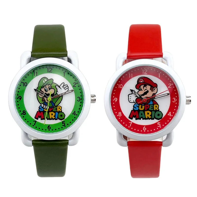 Super Mario Bros Children's Watches Cartoon Character Dragon Ball Anime ...