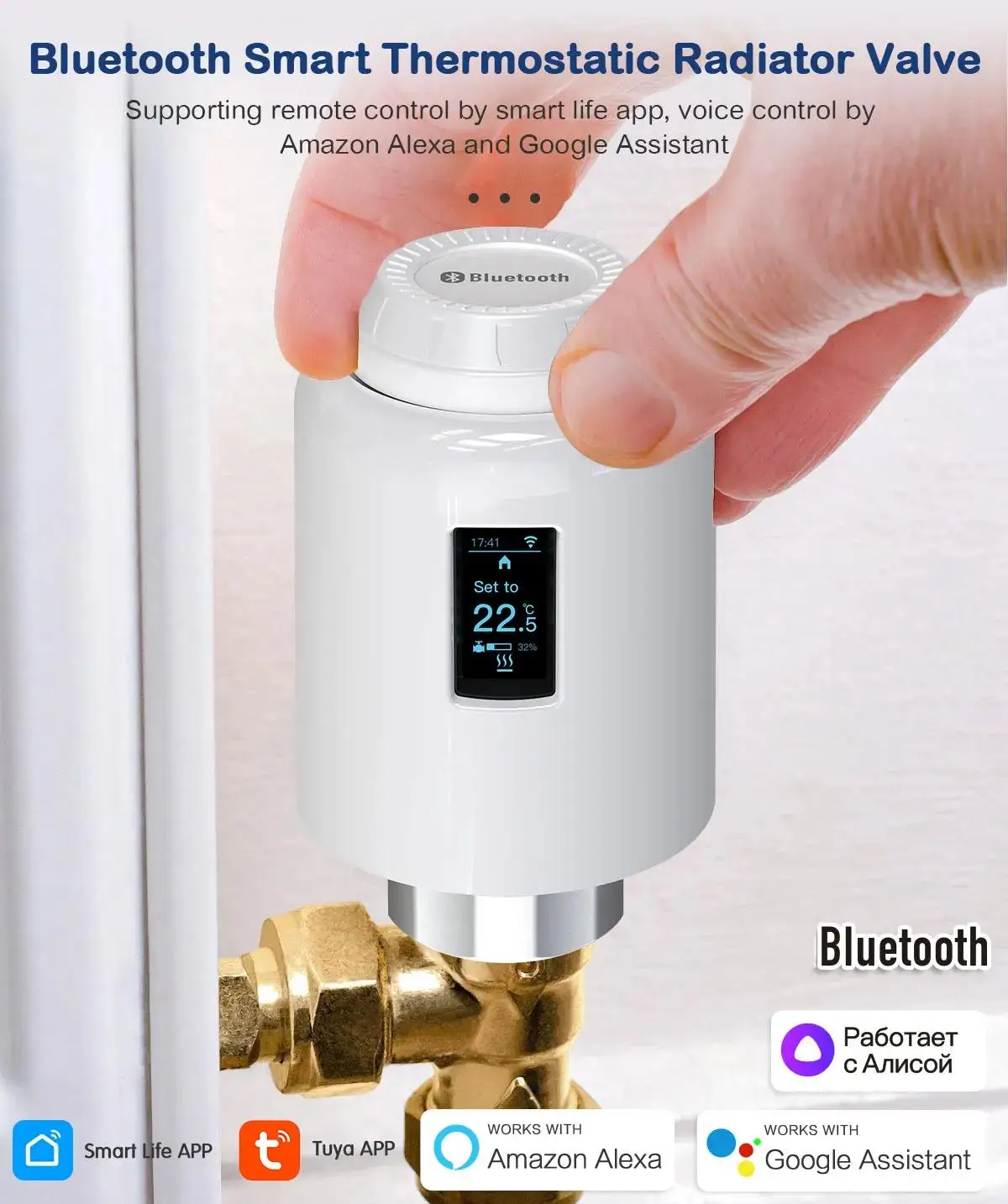 Bluetooth-TRV-Tuya-Thermostatic-Radiator-Valve-Smart-Programmable ...