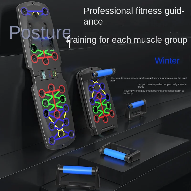 Portable-Multifunctional-Push-up-Board-Set-With-Handles-Foldable ...