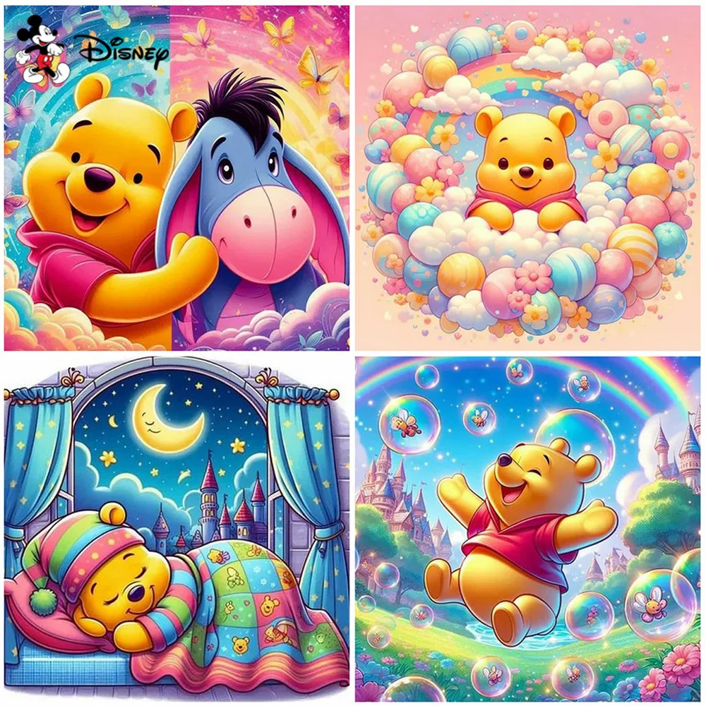 Disney-Full-Square-Round-Drill-Diamond-Mosaic-Winnie-The-Pooh-Cartoon ...