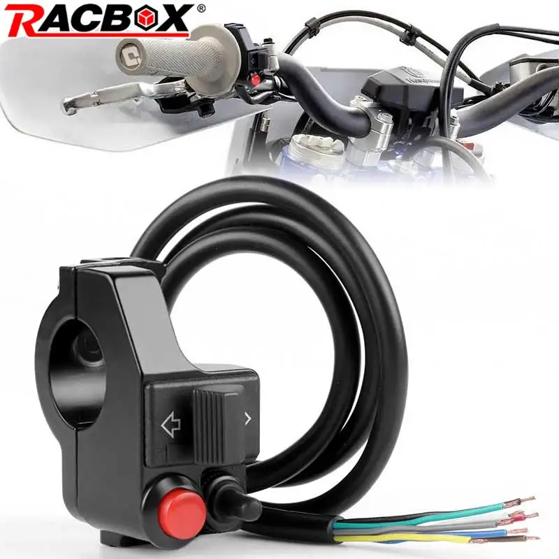 22mm-Motorcycle-Multi-function-Switch-Handlebar-Headlight-Steering-Horn-Turn-Signal-Flashing ...