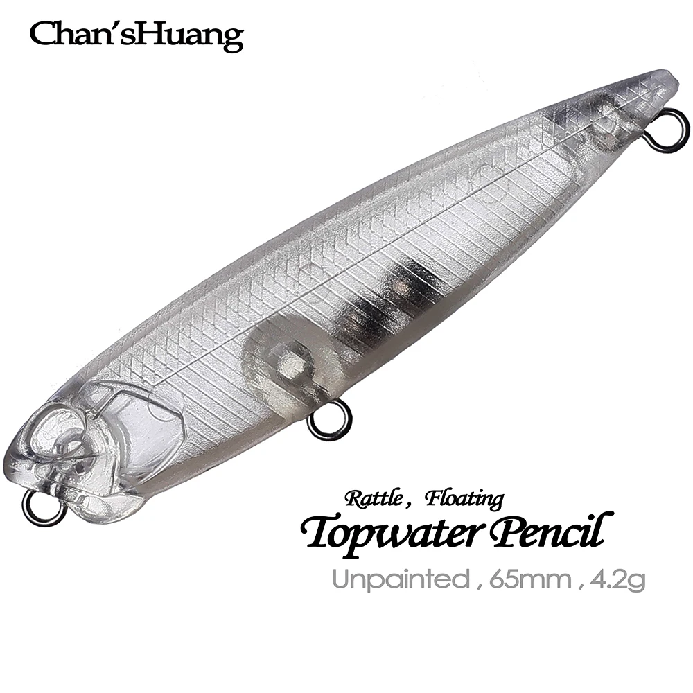 Chan-sHuang-20PCS-Unpainted-Blanks-Bait-65mm-4-2g-Floating-Topwater ...