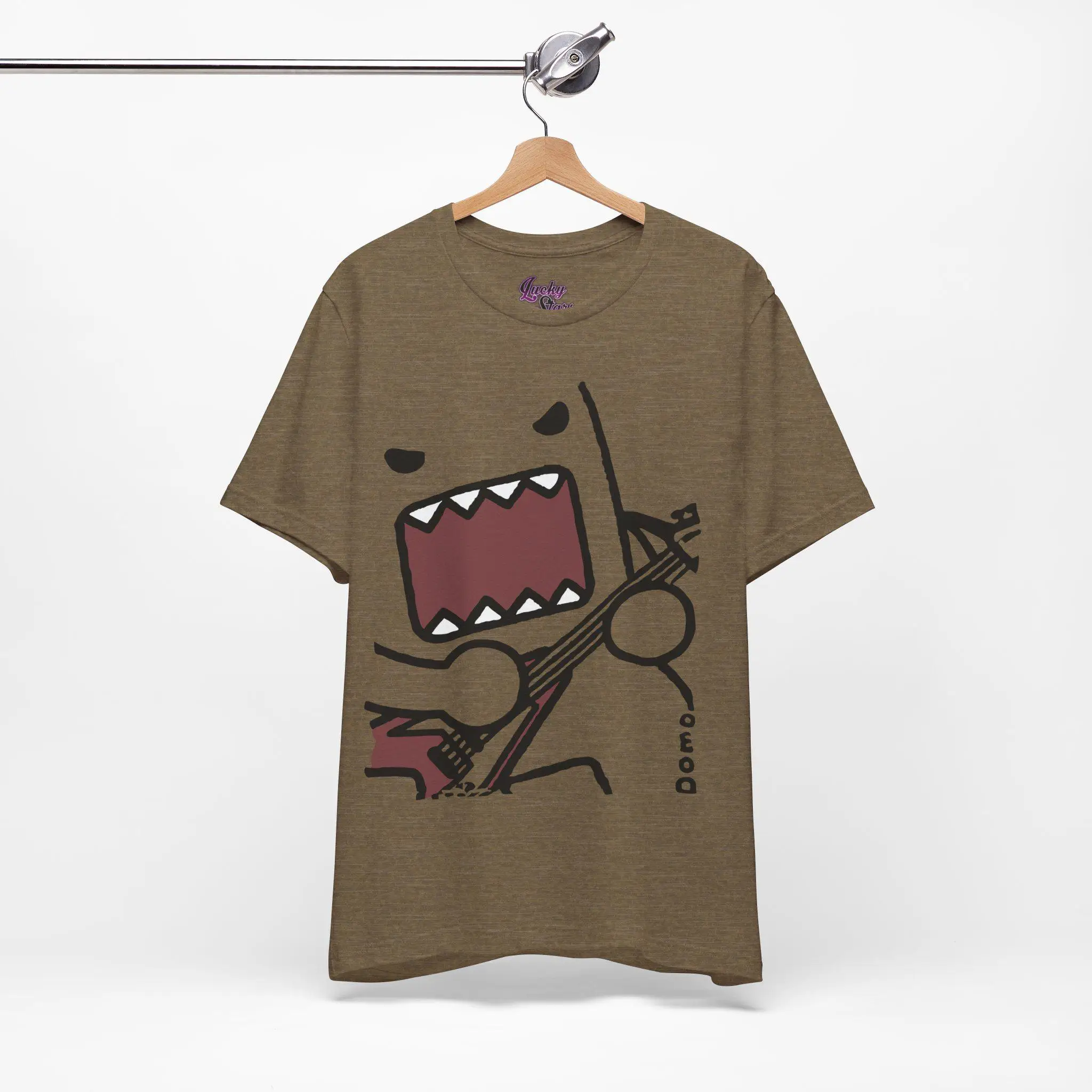 Y2K Kawaii Emo Scene y2k Fashion Tshirt Unisex Electric Guitar Domo Kun ...