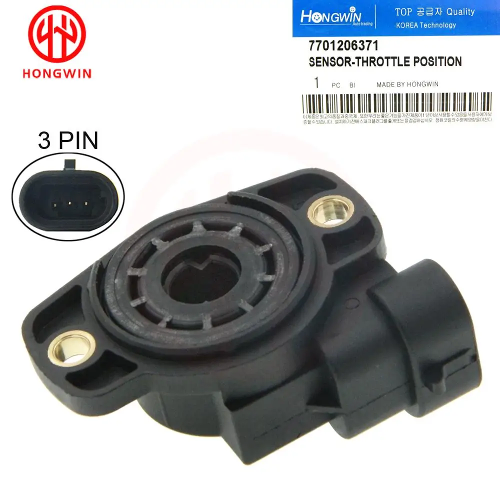 New Throttle Position Sensor 7701206371,7700273699 For Renault Dacia ...