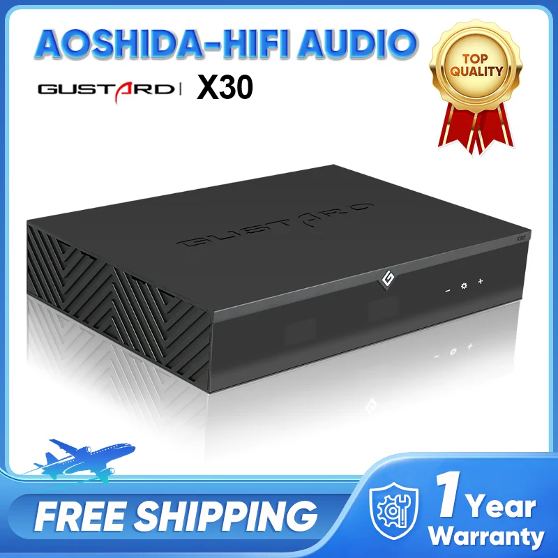 Gustard X30 Network Streaming Decoder R2R DAC ES9039SPRO x4 Full ...