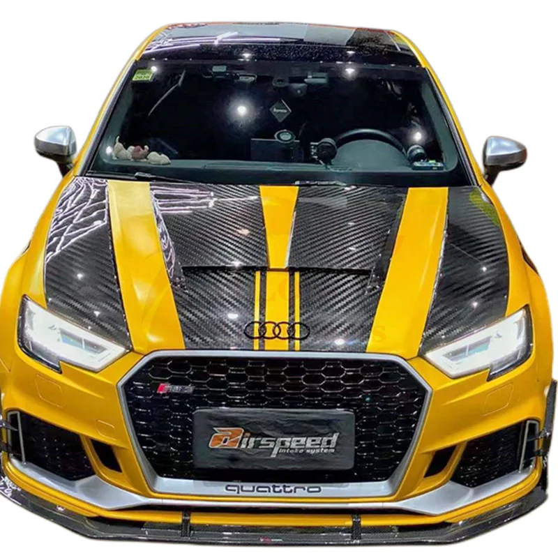Lightweight-TAKD-style-dry-carbon-fiber-hood-Front-bonnet-Engine-hood ...