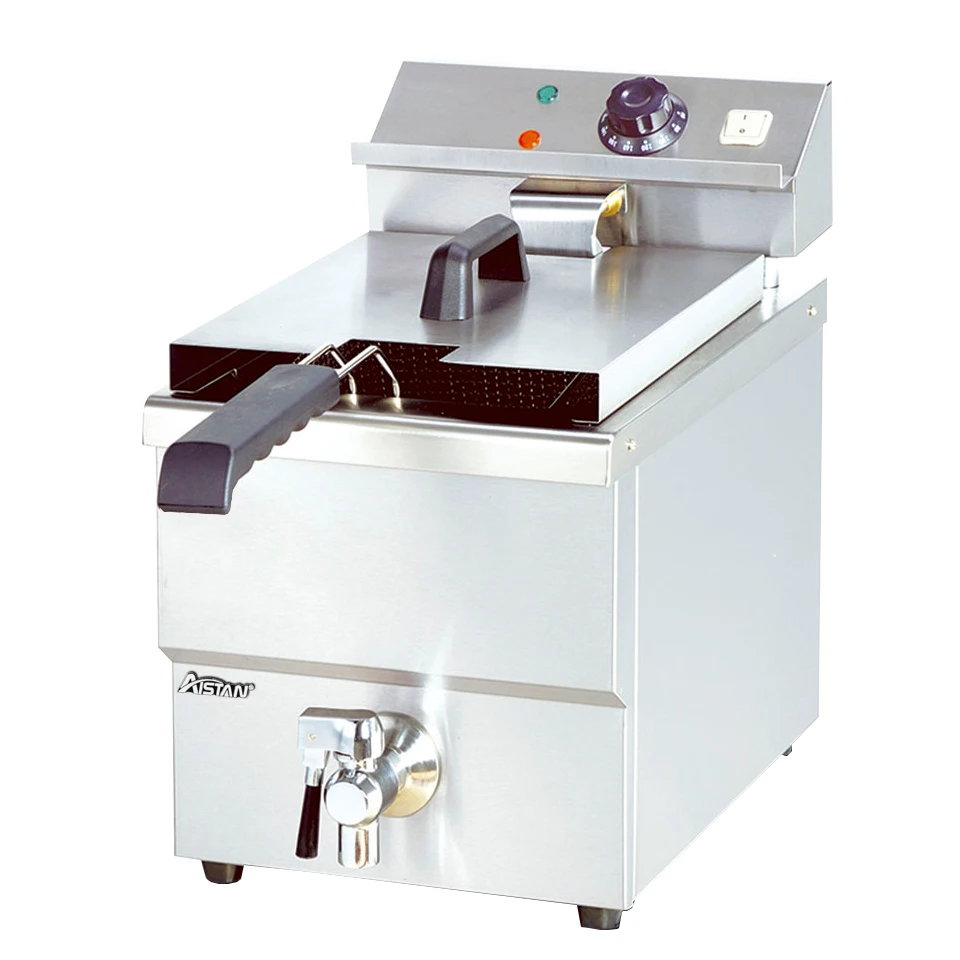 Df12l Electric Counter Top Deep Fryer 1 Tank 2 Tanks Commercial Potato ...