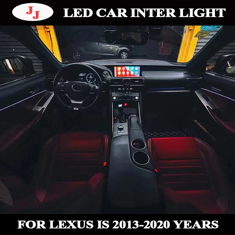 For-Lexus-IS-2013-2017-ambient-light-dashboard-trim-light-rear-door ...
