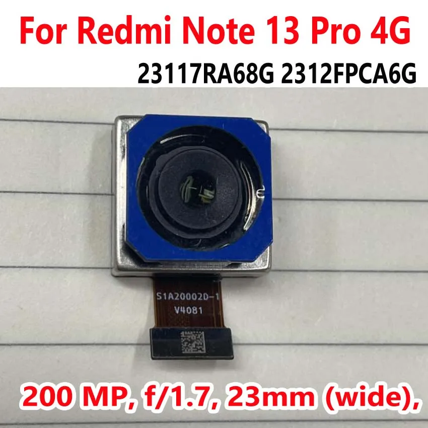 Best Working 200MP Main Big Wide Rear View Back Camera For Xiaomi Redmi ...