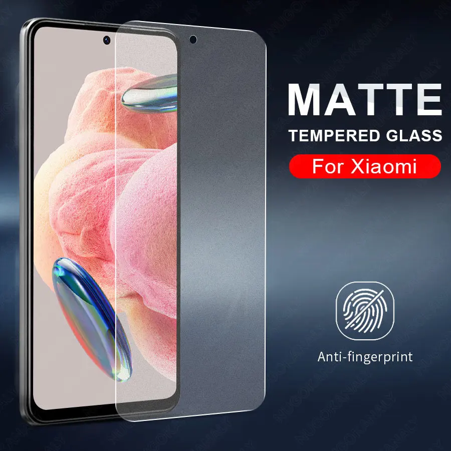 Matte-Frosted-Tempered-Glass-for-Xiaomi-Redmi-Note-12-Pro-Plus-5G-12S ...