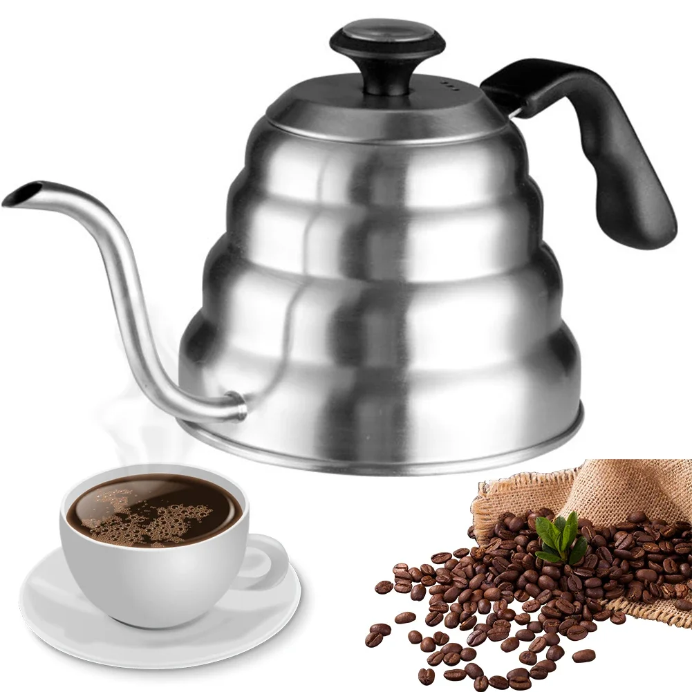 Coffee-Kettle1L-1-2L-Stainless-Steel-Pour-Over-Coffee-Pot-Kettle-Drip ...