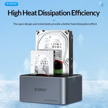 ORICO Offline Clone 2 Bay HDD Enclosure Type-C 10Gbps Aluminum Hard ...