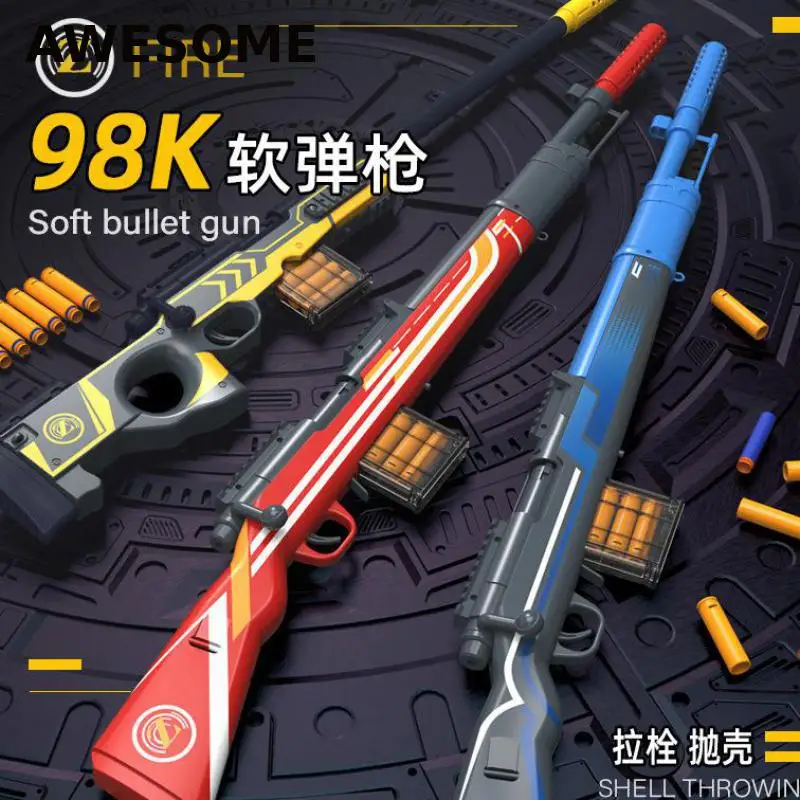 Soft-Bullet-Gun-Toy-Rifle-Sniper-Toy-Gun-Blaster-Manual-Soft-Bullet ...