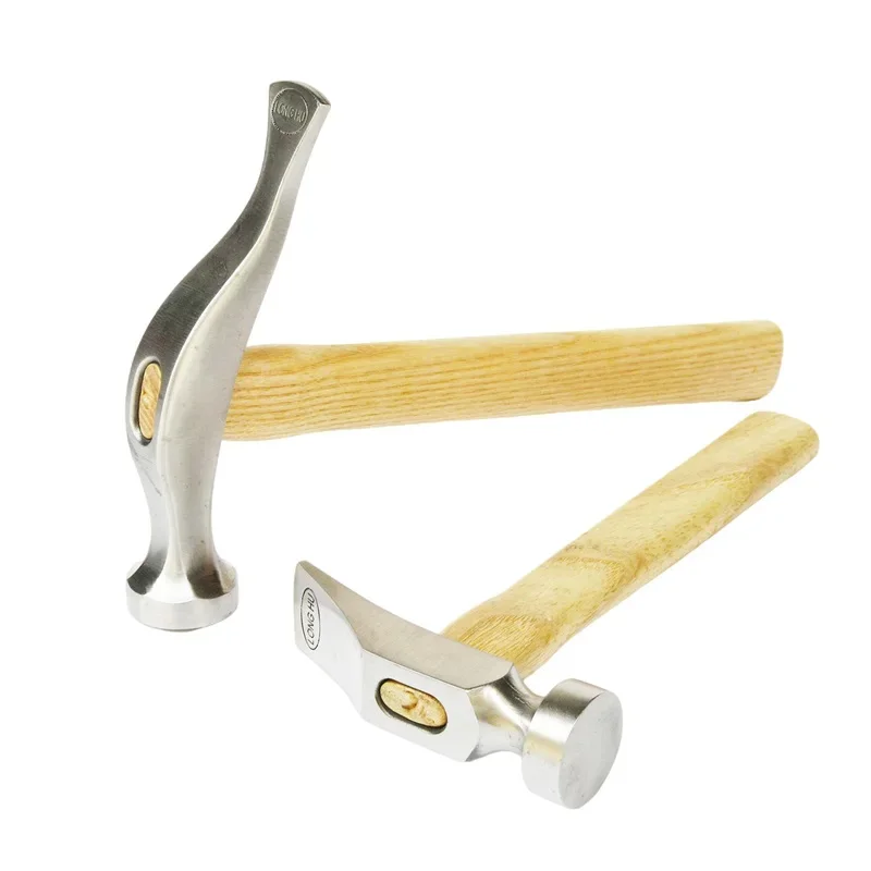 Leather-Upper-Handmade-Hammer-With-Wooden-Handle-For-Tapping-Over-Hand ...