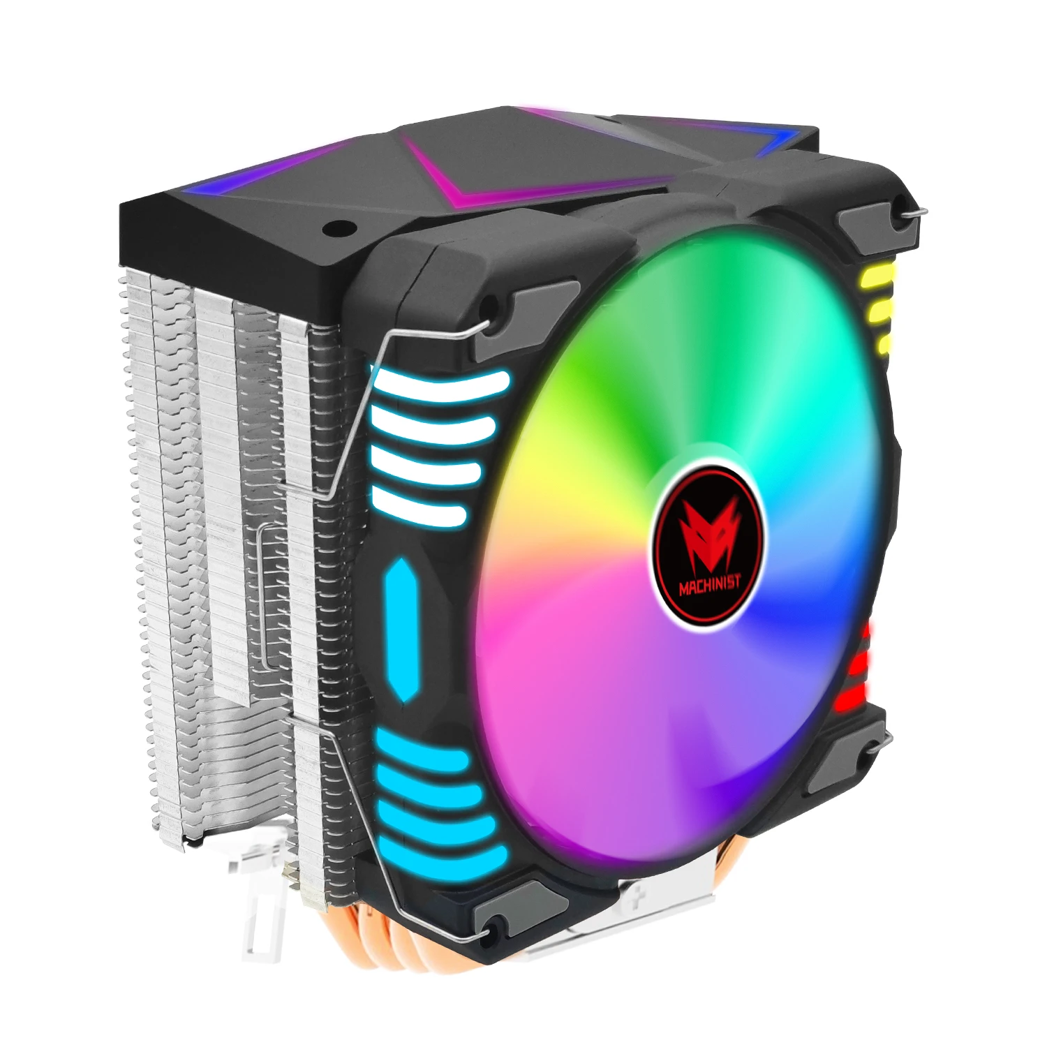 4 Heatpipes Cpu Cooler Fan Low Profile Radiator Ultra Slim 4pin Pwm Lga ...