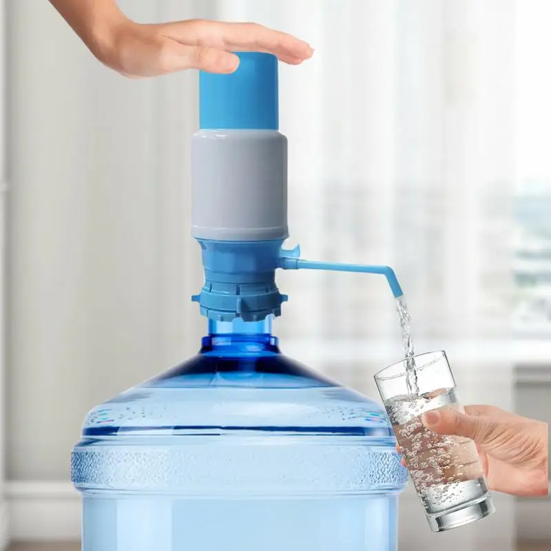 Portable-Water-Bottle-Pump-Dispenser-Hand-Water-Pump-Manual-Portable ...