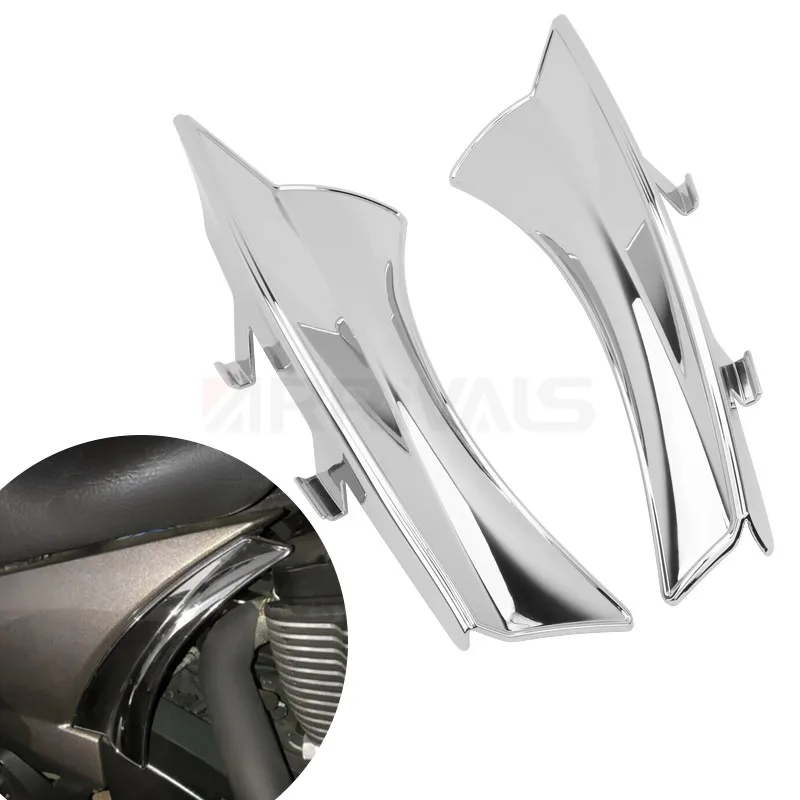Chrome-Motorcycle-Heat-Shield-Air-Deflectors-For-Victory-Cross-Country ...