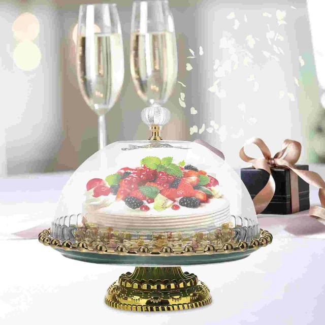 Ceramic Cake Plate With Dome