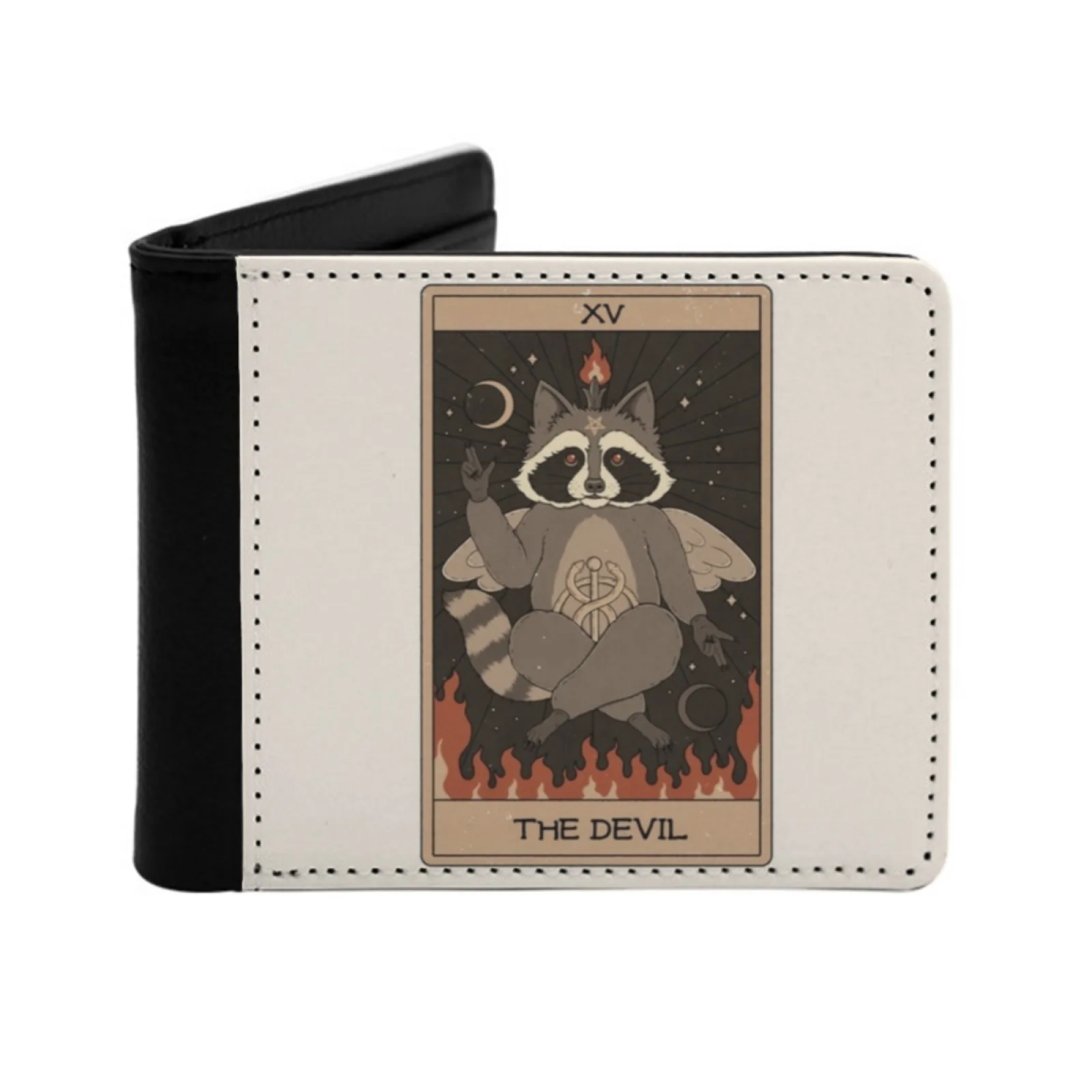 The-Devil-Raccoons-Tarot-New-Men-s-Wallet-Short-Fashion-Pu-Leather ...