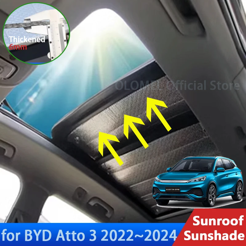 Sunroof-Sunshade-For-BYD-Atto-3-Atto3-Yuan-Plus-2021-2024-2023-2022-Car ...