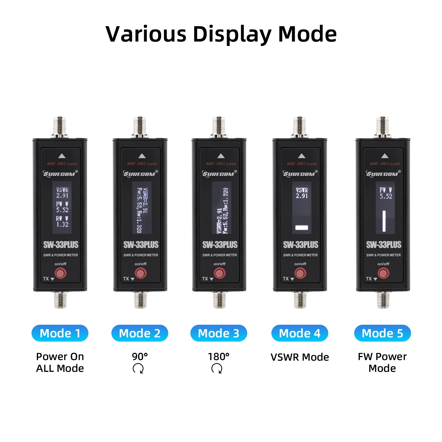 SURECOM-SW-33-Plus-Handheld-Radio-Mini-RF-Power-f-cil-de-instalar-SWR ...