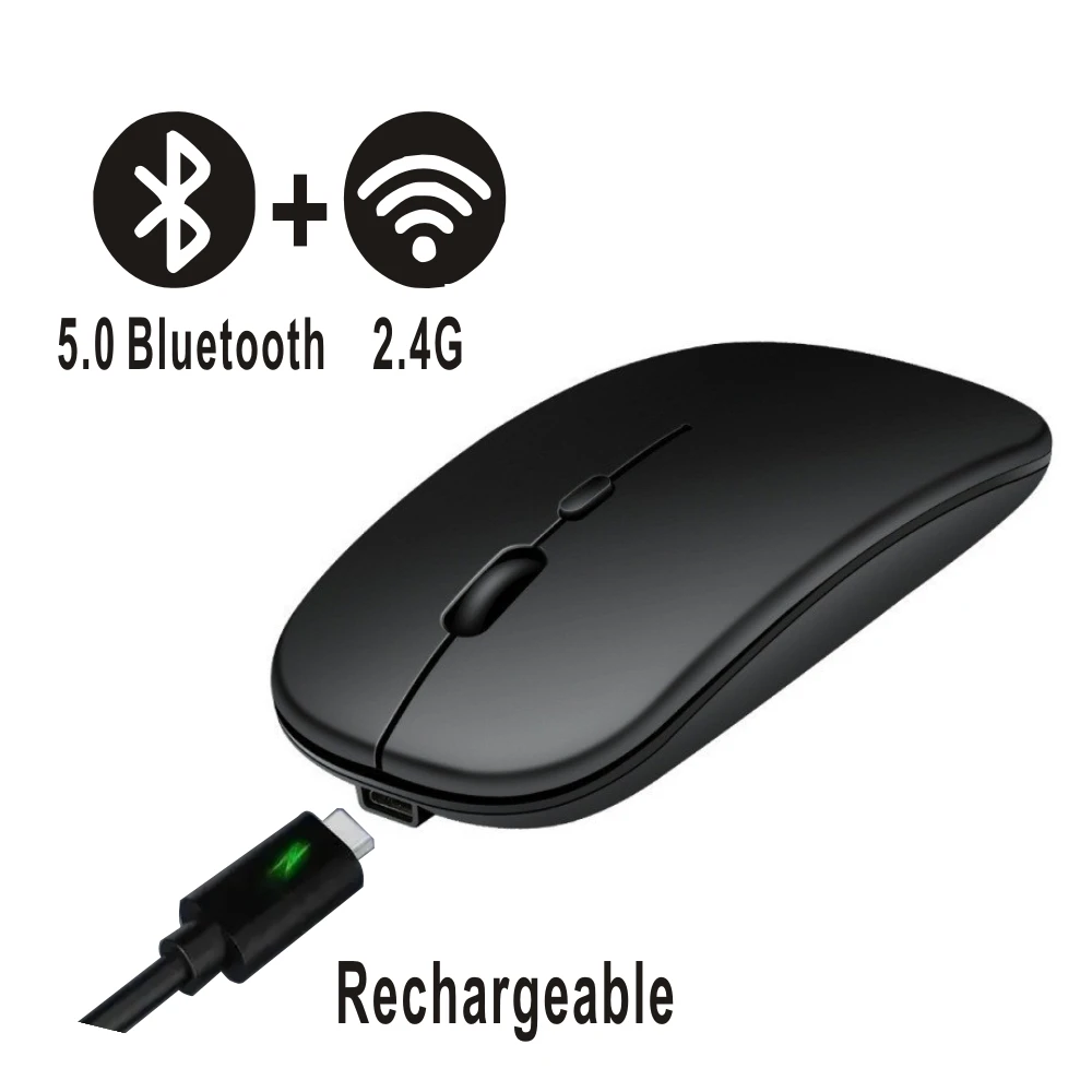 Rat-n-inal-mbrico-recargable-con-Bluetooth-5-2-Mouse-ergon-mico ...