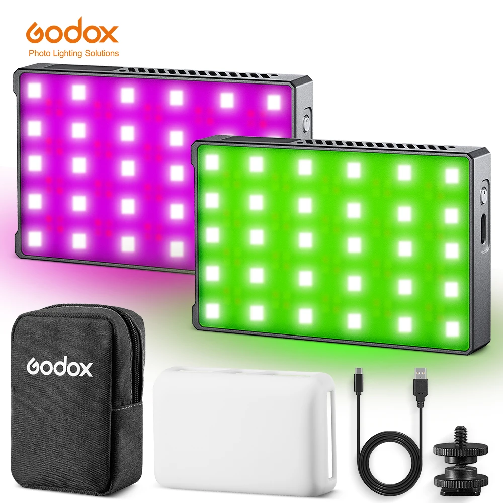 Godox C5R 5W 2500 8500K Knowled RGB Creative Light Portable Mini Pocket ...