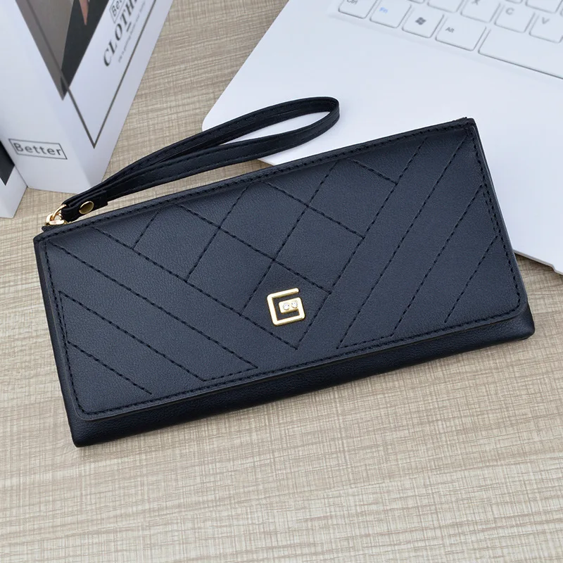 Women-s-Wallet-Long-Zipper-Handheld-Bag-Fashionable-Simple-and-Large ...