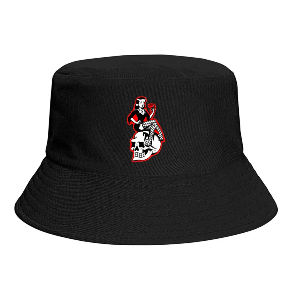 Salty-Dog-American-Traditional-Lowbrow-Femme-Fatale-Horror-Bucket-Hats ...