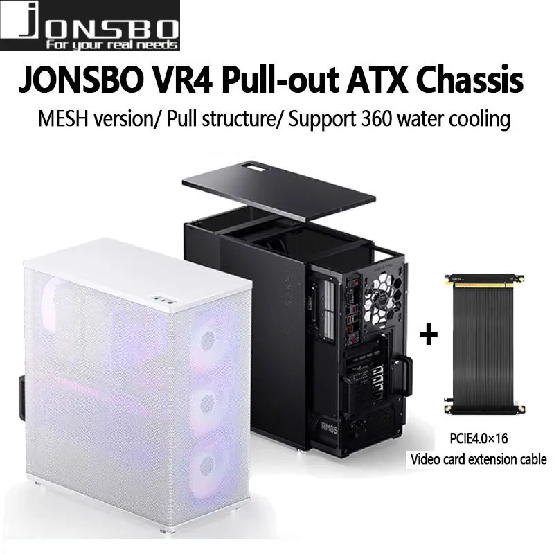 JONSBO-VR4-BLACK-ATX-Mid-Tower-Computer-Case-MeshATX-case-Pull-out ...