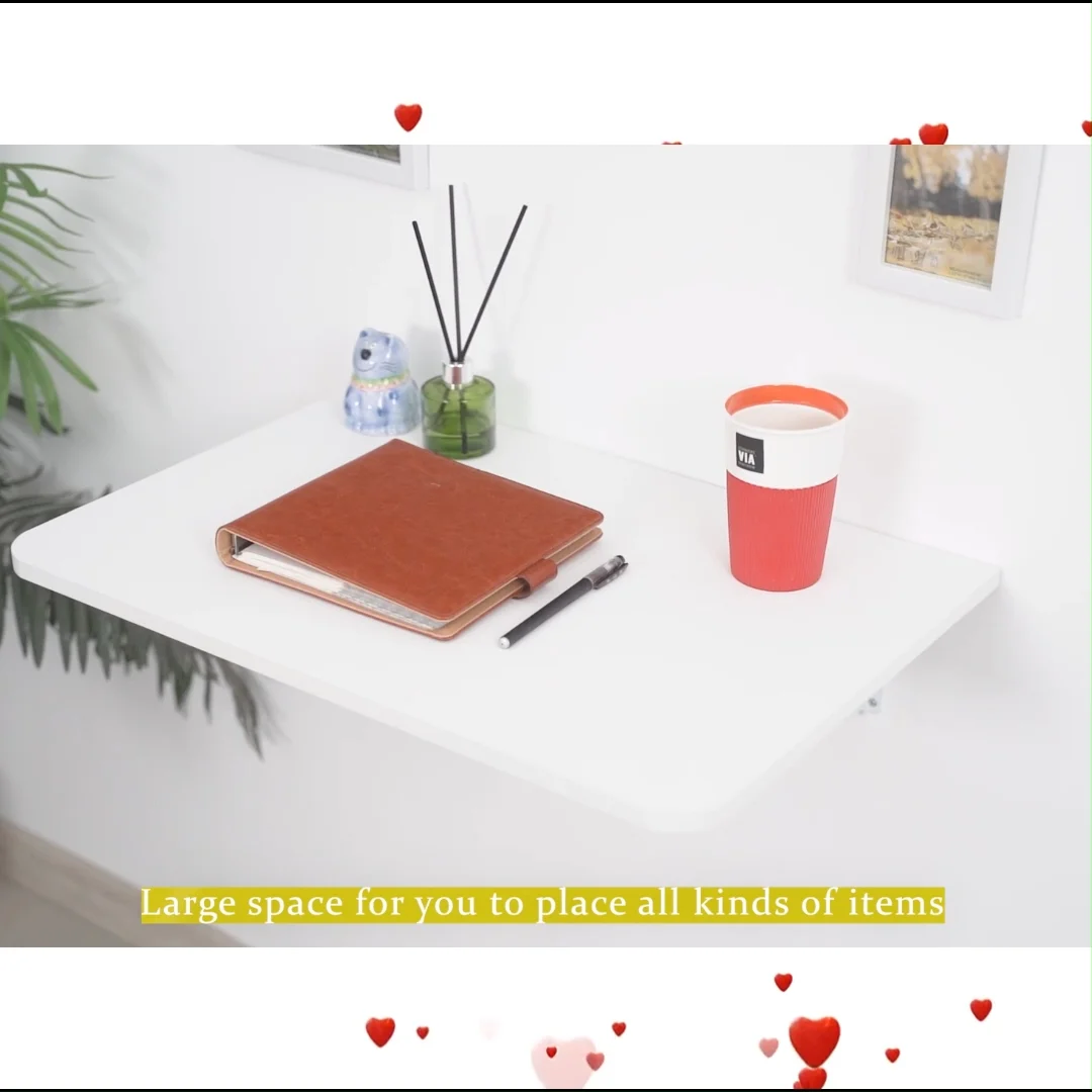 Floating folding Shelve- folding shelve- laptop table- laptop wall ...