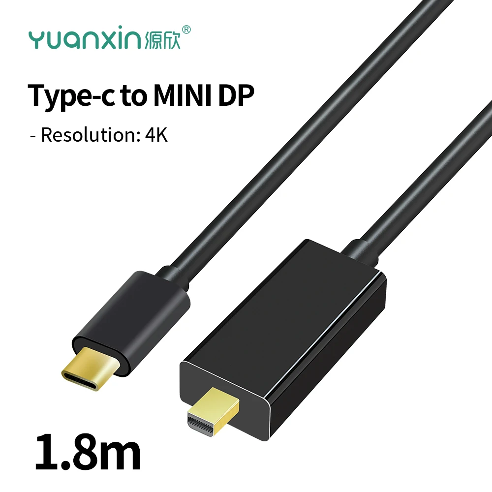 Yuanxin-Thunderbolt-3-Cable-Type-C-to-MINI-DP-Male-4K-Computer-Adapter ...