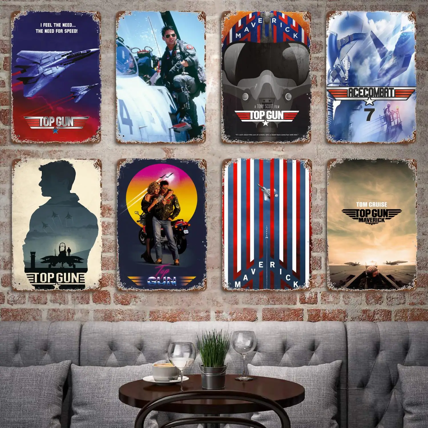 Top-Gun-Maverick-Helmet-Decor-Poster-Vintage-Tin-Sign-Metal-Sign-placa ...